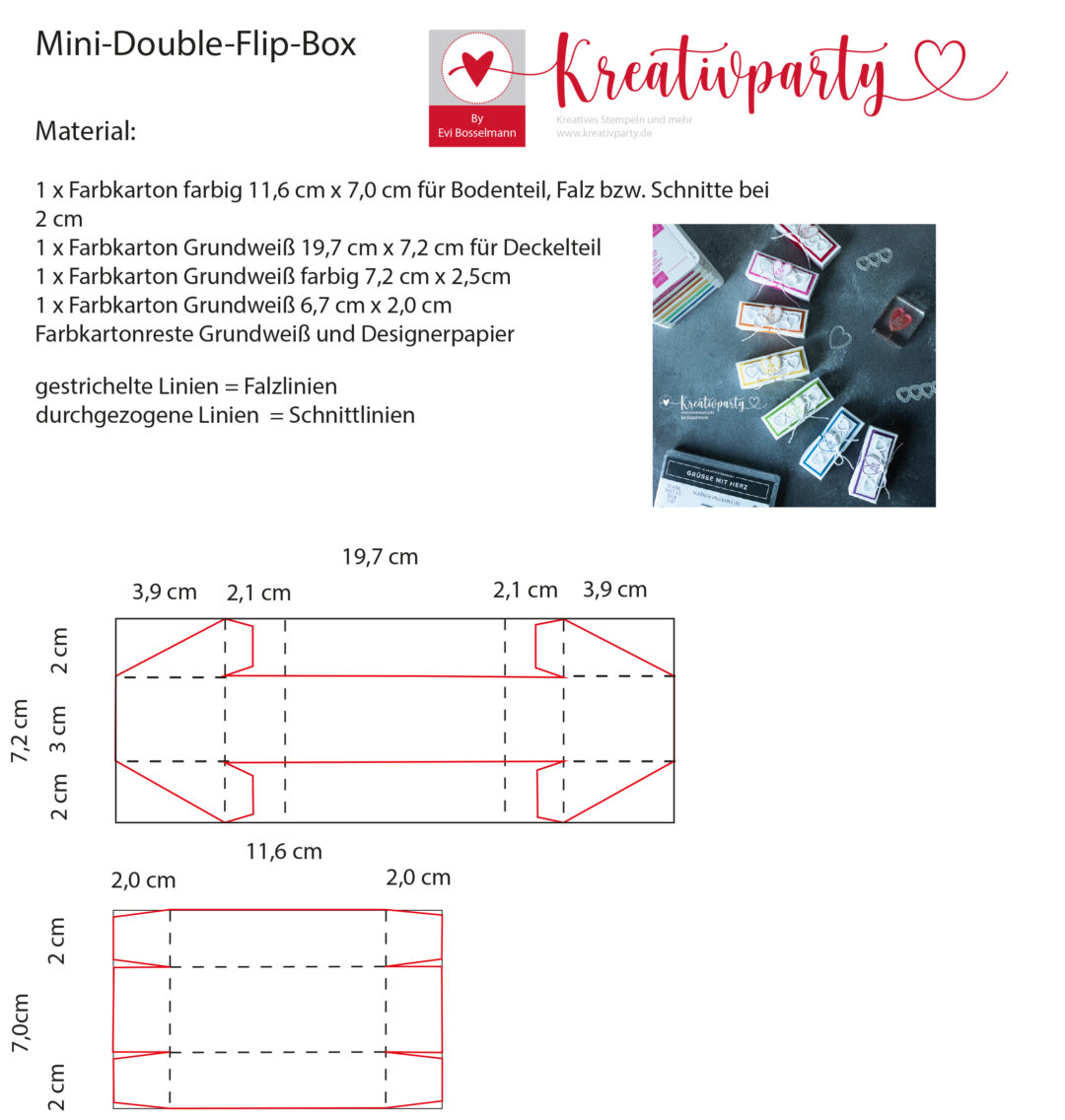 Mini-Double-Flip-Box - kreativparty.de