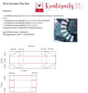 Mini-Double-Flip-Box - kreativparty.de